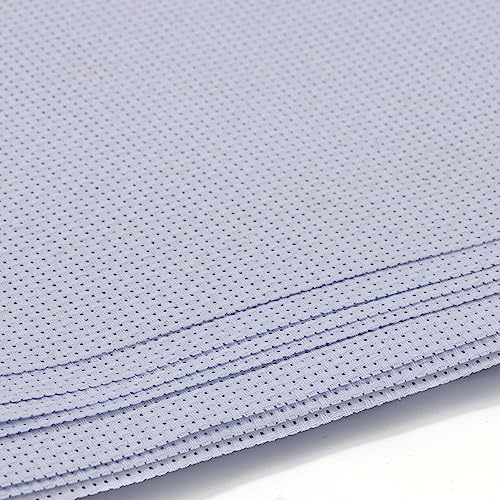 HomeSoGood Aida Cloth 11 Count White Classic Reserve Aida Cloth,39 x 59 Inch Big Size White Aida Cross Stitch Fabric