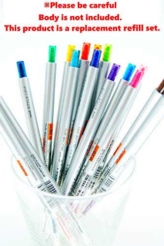 Signo Gel Ink Refills for Style Fit Gel Multi Pen 0.5mm 10 Color Ink, Sticky Notes Value Set