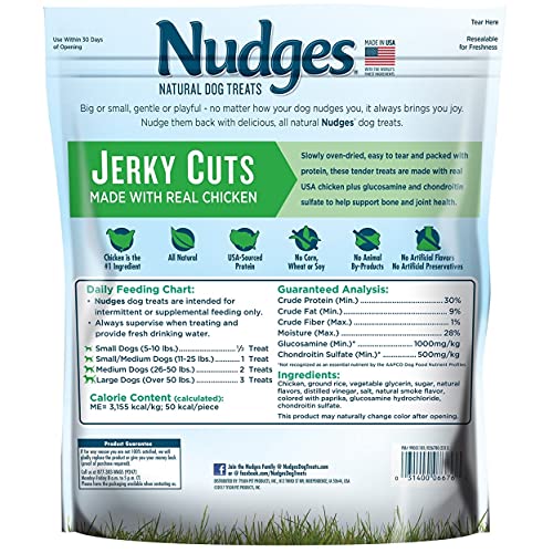 Nudges Chicken Jerky Cuts, 40 oz.
