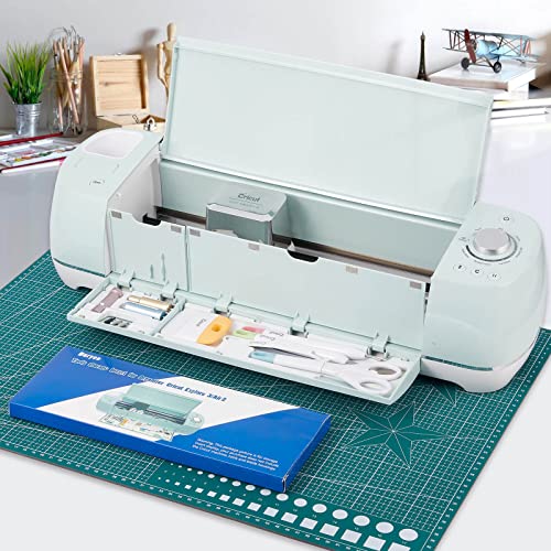 Duryeo Tool Storage Insert Compatible with Cricut Explore Air 2& Explore 3, Drawer Weeding Tools Kit Tray, Blades Housing Accessories Organizer (White, Blades Housing and Tools not Included)