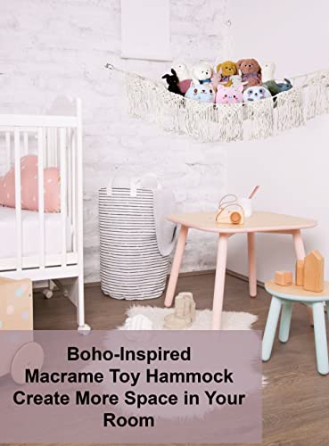 Pepeli Home Products Stuffed Animal Net or Hammock, Stuffed Animal Net, Net for Stuffed Animals Corner, Stuffed Animal Holder