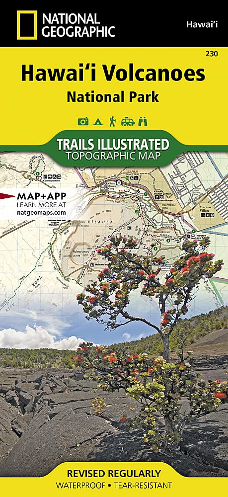 Hawaii Volcanoes National Park Map (National Geographic Trails Illustrated Map, 230)