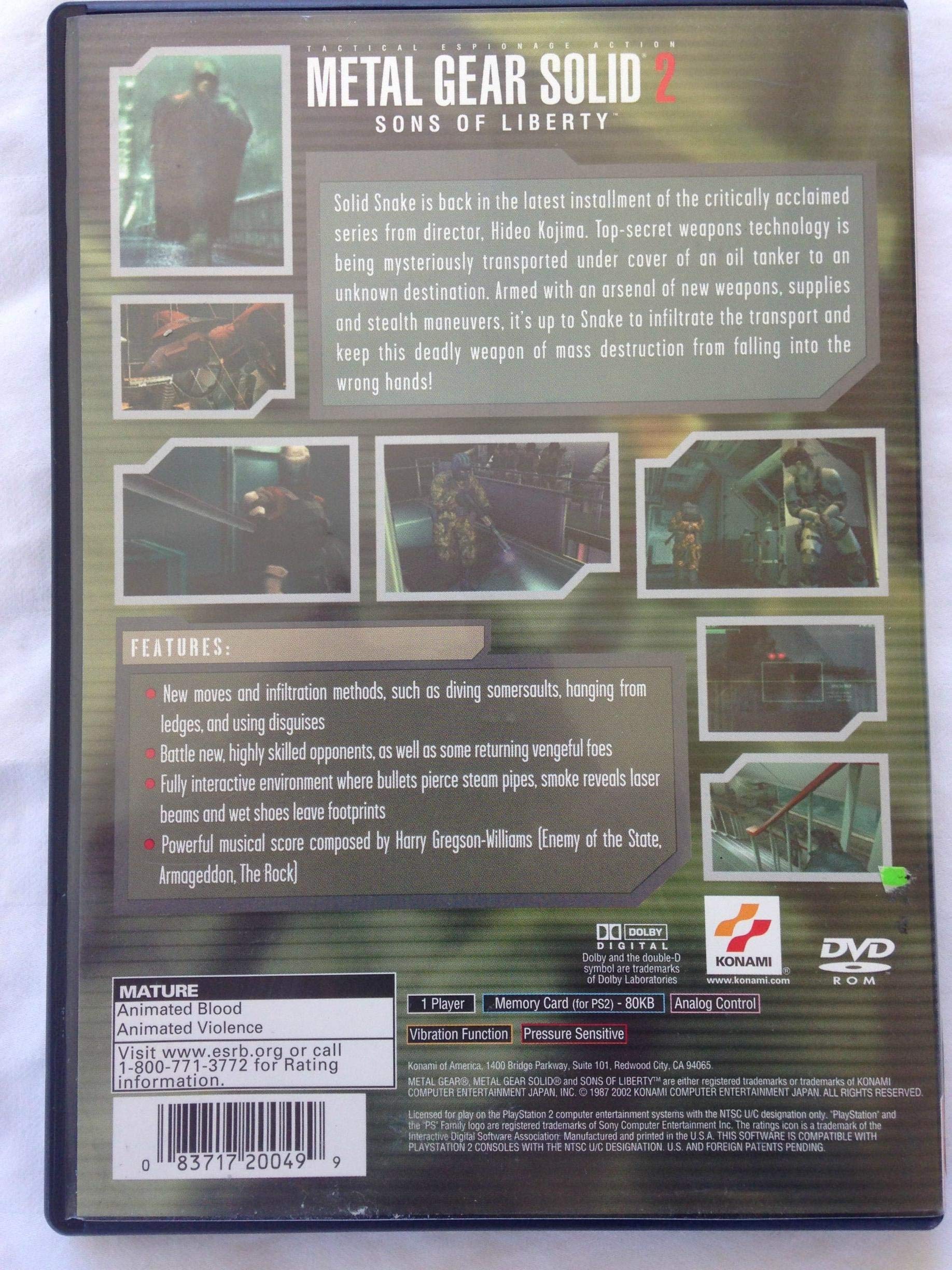Metal Gear Solid 2: Sons of Liberty (Renewed)