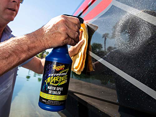 Meguiar's M180232 Extreme Marine Water Spot Detailer - 32 Oz Spray Bottle