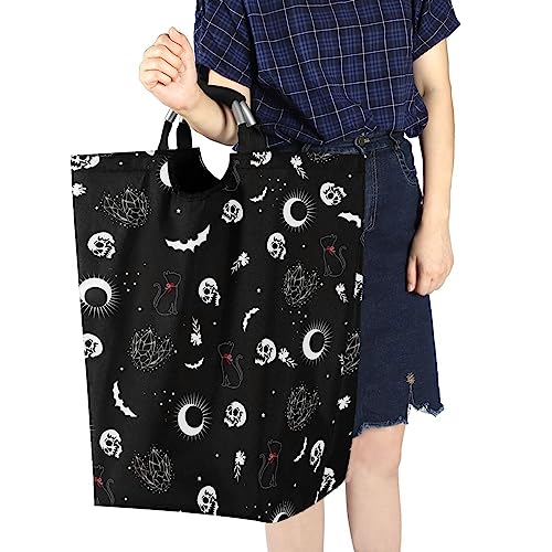 Laundry Basket Collapsible Laundry Hamper Folding Washing Bin Organizer Baskets with Handle for Dirty Cloth Toy