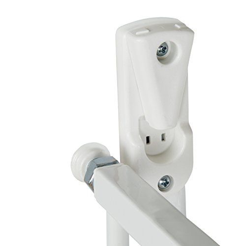 Munchkin® Extending XL™ Tall and Wide Baby Gate, Hardware Mounted Safety Gate for Stairs, Hallways and Doors, Extends 33" - 56" Wide, Metal, White
