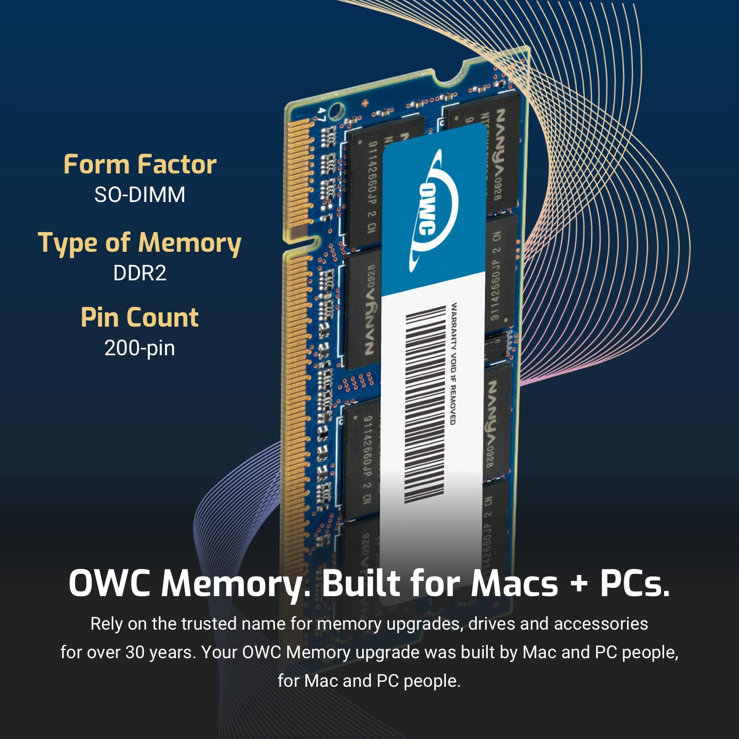 OWC 6GB (2GB + 4GB) PC6400 DDR2 800MHz SO-DIMMs Memory RAM Upgrade Compatible with iMac 2008, MacBook 2009 (OWC6400DDR2S6GP)