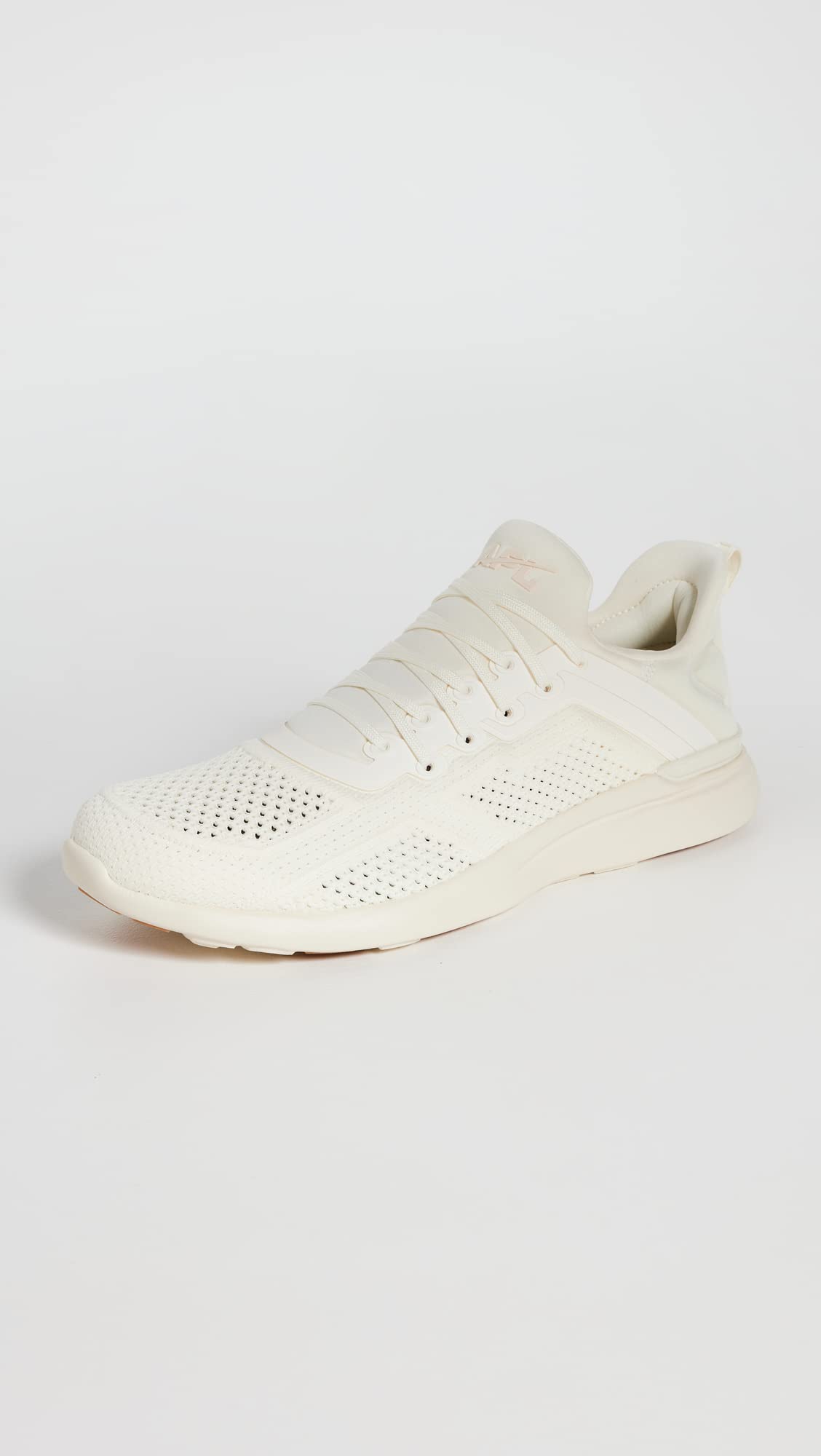 APL: Athletic Propulsion Labs Men's Techloom Tracer Sneakers, Pristine/Gum, Off White, 8 Medium US