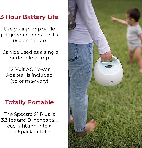 Spectra - S1 Plus Electric Breast Milk Pump for Baby Feeding - Convenient Breast Feeding Support