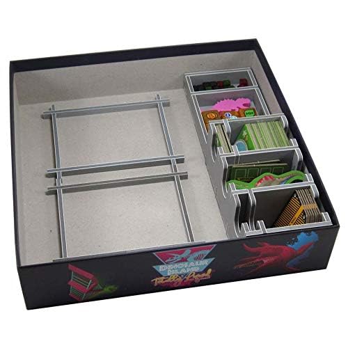 Folded Space Dinosaur Island and Totally Liquid Board Game Box Inserts