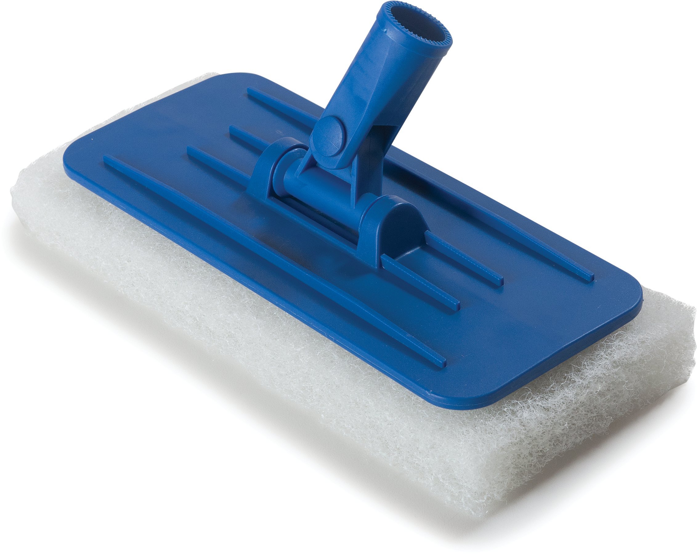 SPARTA Flo-Pac Swivel Pad Holder Cleaning Pad Holder, Floor Pad Holder with High Impact Plastic for Cleaning, 9.25 X 3.63 X 1.75 Inches, Blue