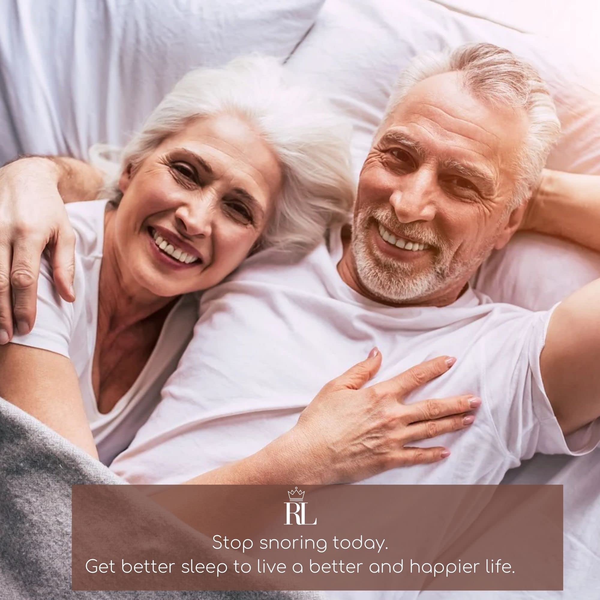 Anti Snoring Chin Strap for CPAP Users - CPAP Chin Straps for Men and Women - CPAP Supplies - Keep Mouth Closed While Sleeping - Anti Snore Chin Strap - Snore Strap Snoring Solution - Regal Living