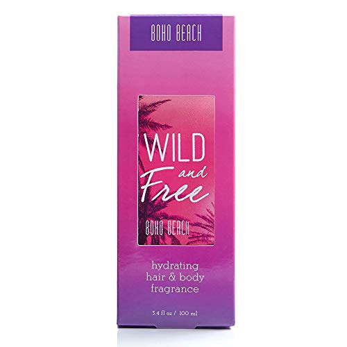 Tru Western Wild and Free Boho Beach Women's Hydrating Hair and Body Fragrance, 3.4 fl oz (100 ml) - Fresh, Creamy, Coconut