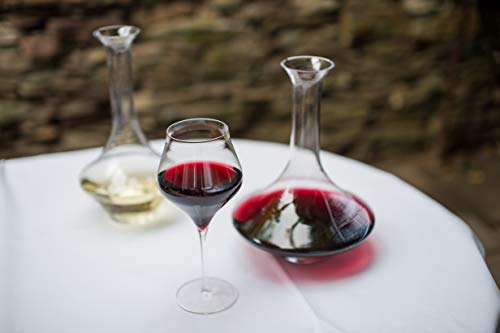 Luigi Bormioli Supermo 22 oz Burgundy Red Wine Glasses, 2 Count (Pack of 1), Clear