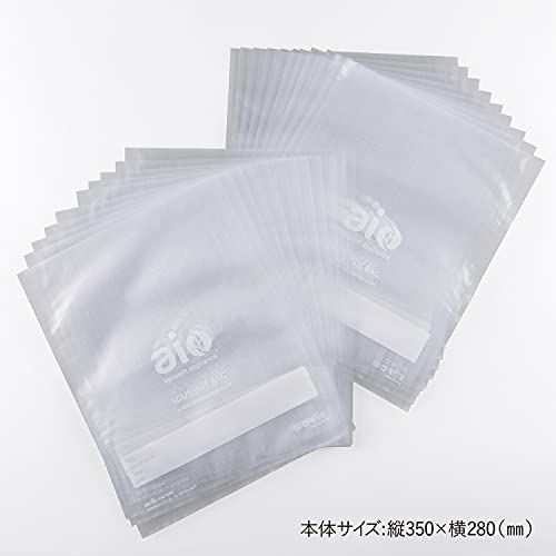 Kai Corporation Kai House DK5133 Kai House AIO sousvide Vacuum Bags, For Low Temperature Cooker, Large, Pack of 100