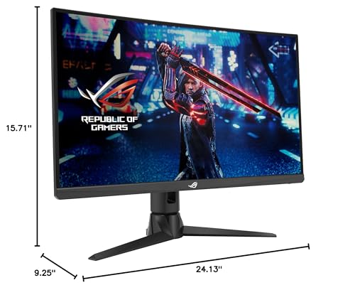 ASUS ROG Strix XG27AQV 27" 16:9 WQHD 170Hz Curved IPS LED HDR Gaming Monitor, Black