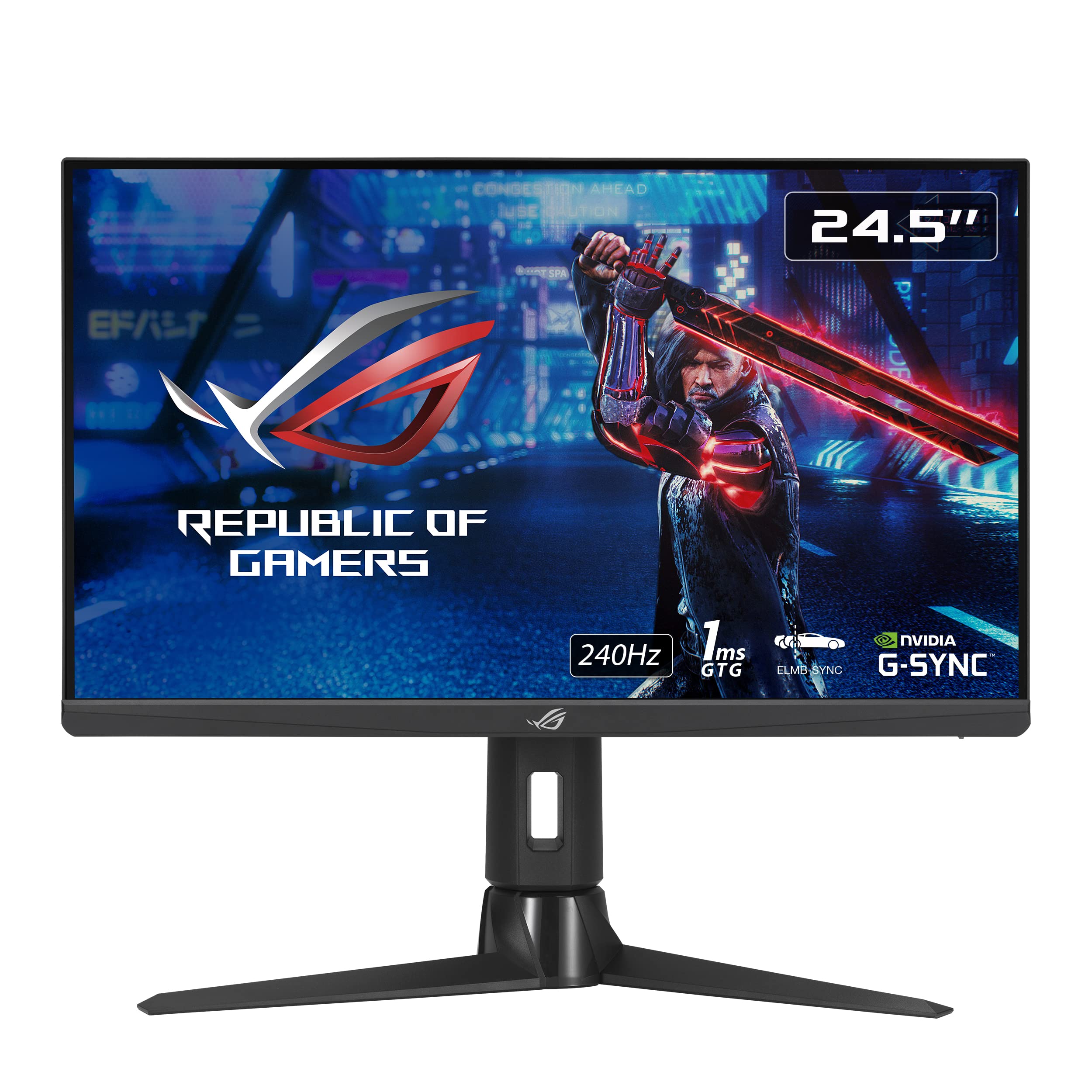 ASUS ROG Strix 24.5” 1080P HDR Gaming-Monitor (XG259CM) - Full HD, Fast IPS, 240Hz, 1ms (Renewed)