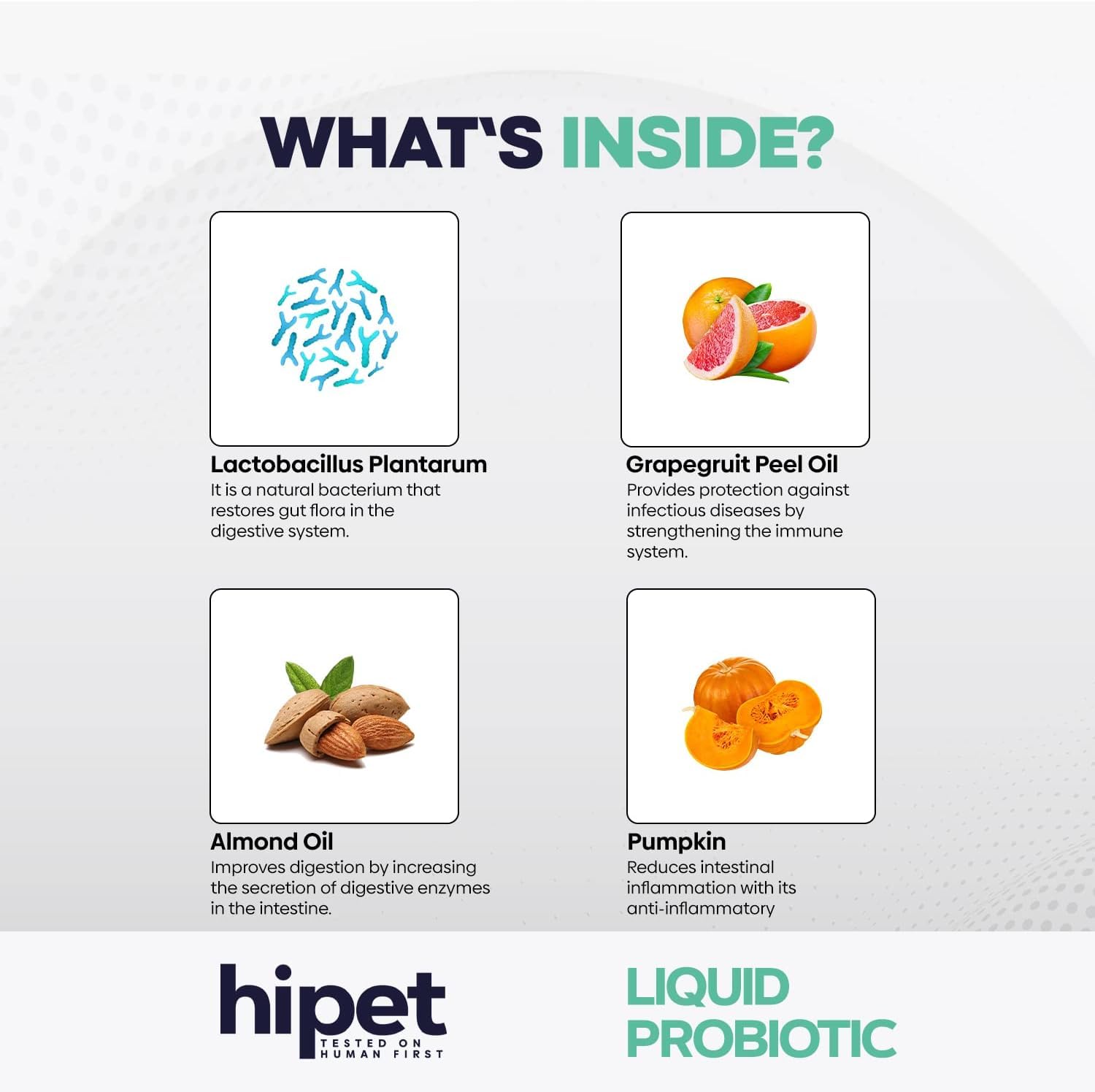 HiPet Liquid Probiotics for Dogs and Cats, Digestive Enzymes for Dogs, 13 Billion CFU/ML, Lactose Intolerance Formula for Pets, Cat and Dog Probiotics for Digestive Health, 1.7 Fl Oz