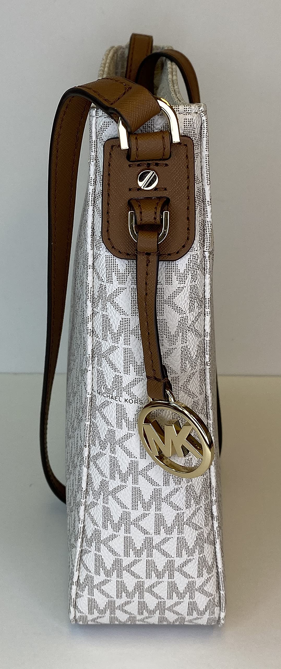 Michael Kors Messenger, Signature Mk Vanilla