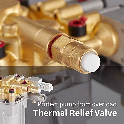 Atima Pressure Washer Pump 2.5 GPM 2900 PSI Horizontal 3/4" Shaft fit 6.5 HP Engine Brass Head Replacement Pump