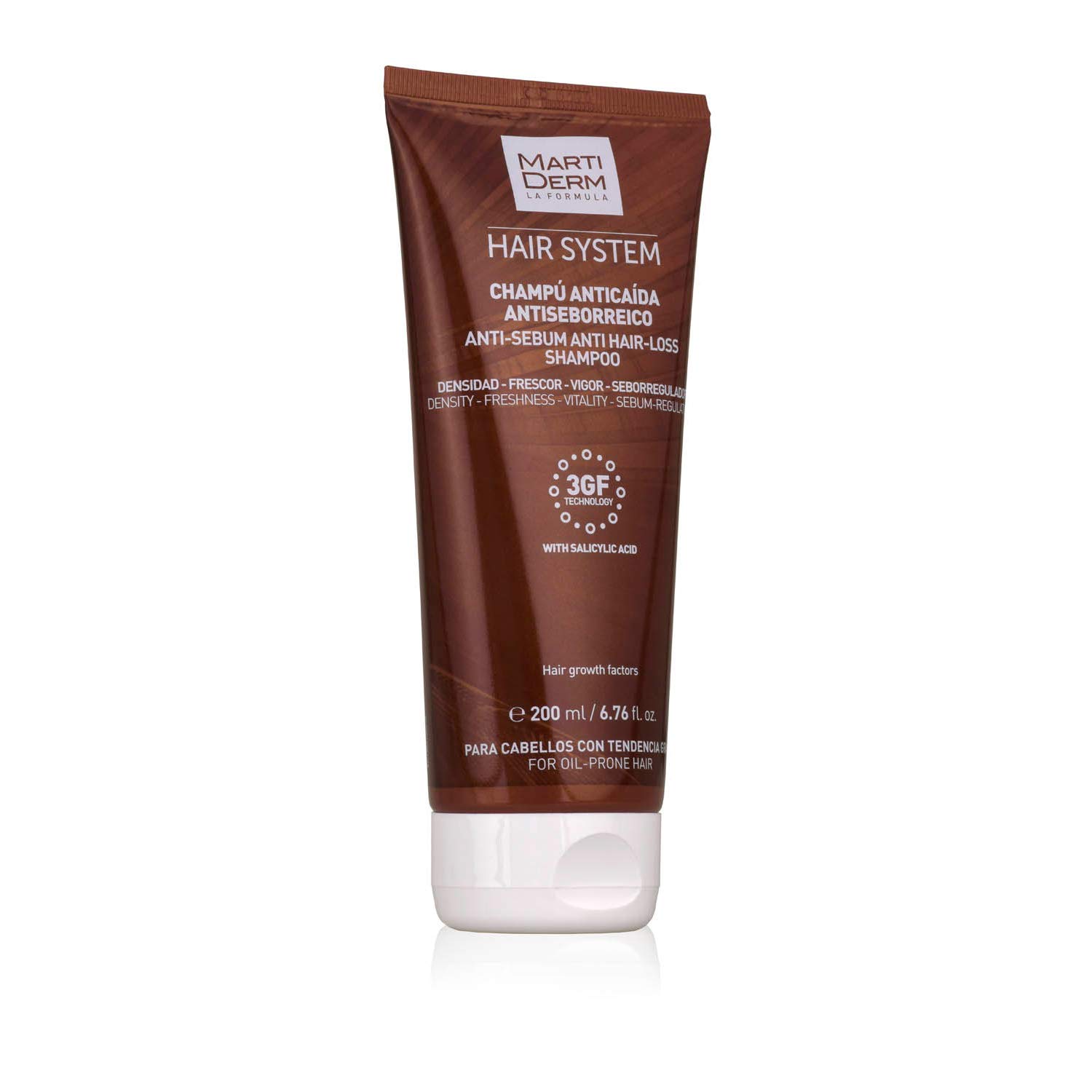 Martiderm Anti-Fall Shampoo (8437015942100) - Aromatic, Unisex Adults