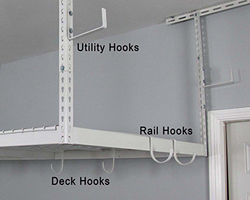 SafeRacks Sports Utility Hooks (2) β White