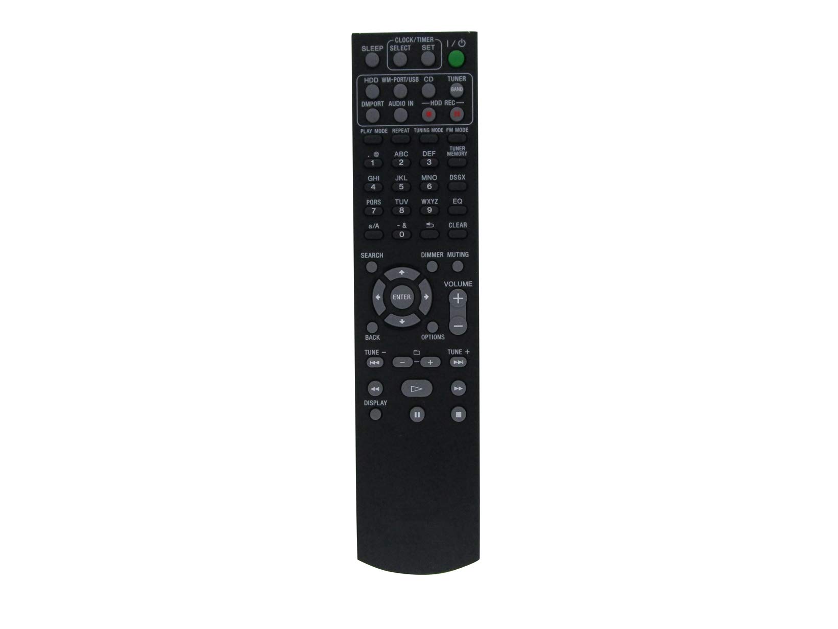 HCDZ Replacement Remote Control for Sony Giga Juke RM-SHD35 NAS-E35HD SS-CE35HD HDD Network Audio System