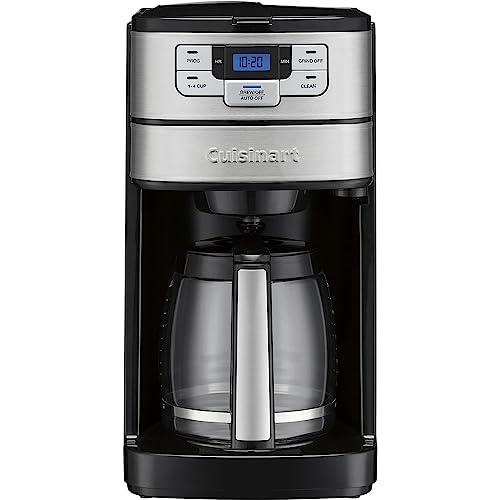 Cuisinart DGB-400SSFR Grind and Brew 12 Cup Coffeemaker Silver (Renewed) Bundle with 2 YR CPS Enhanced Protection Pack