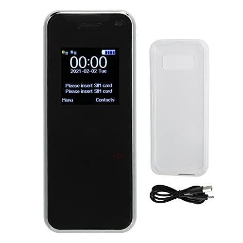 GOWENIC Mini Smartphone, Unlocked Children Phone, Pocket Cellphone, Portable Mobile Phone, 32MB+32MB, Dual Card Dual Standby, Mini Cell Phone for Children (Dark Blue)