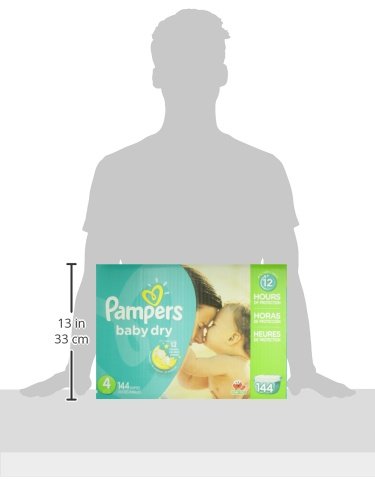 Pampers Baby-Dry Disposable Diapers, Economy