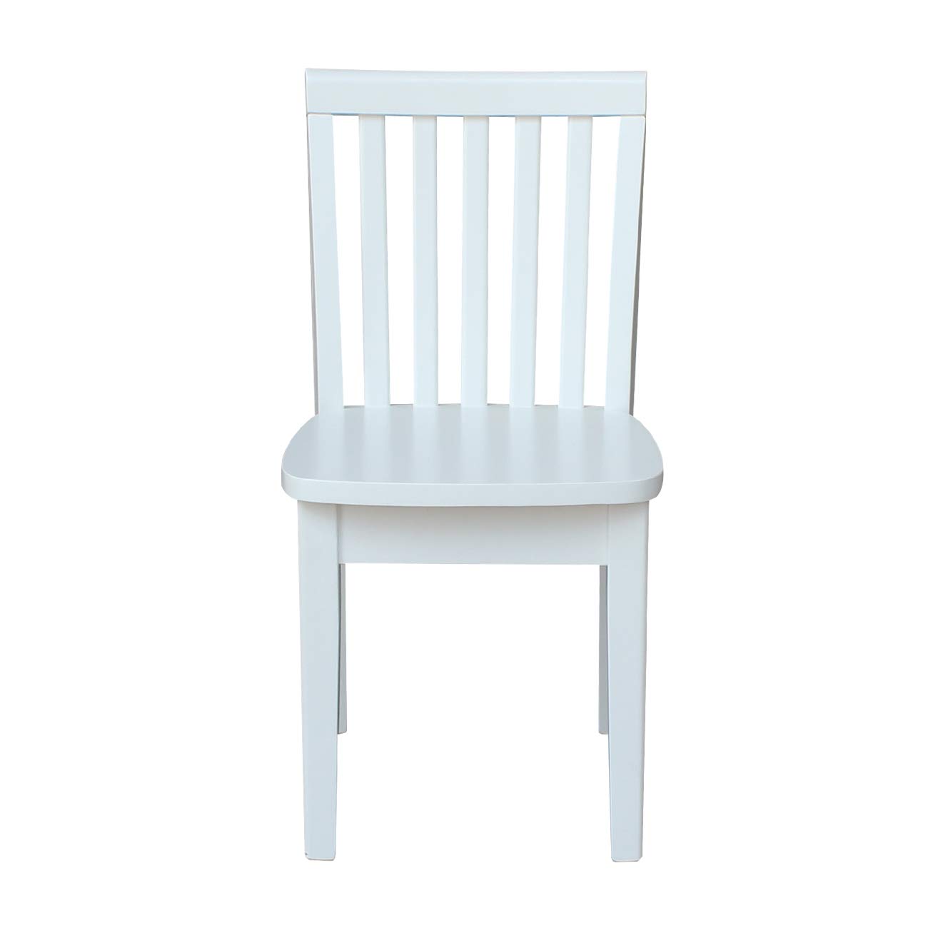 International Concepts 5-Piece 2532 Table with 4 Mission Juvenile Chairs, Linen White Finish