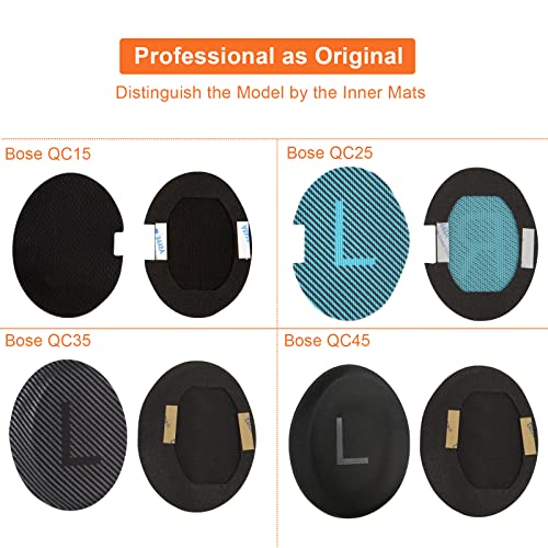 Earpads for Bose QuietComfort 45 QC45 QC35 ii QC35 Ear Pads Headphones Ear Cushions Replacement with Upgraded Memory Foam