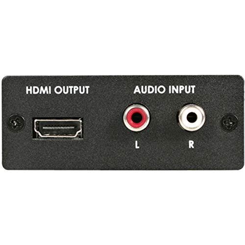 StarTech.com Component (YPbPr) / VGA to HDMI Converter with Audio - PC to HDMI - Resolutions up to 1080p (HDTV) and 1920 x 1200 (PC) (VGA2HD2) Black