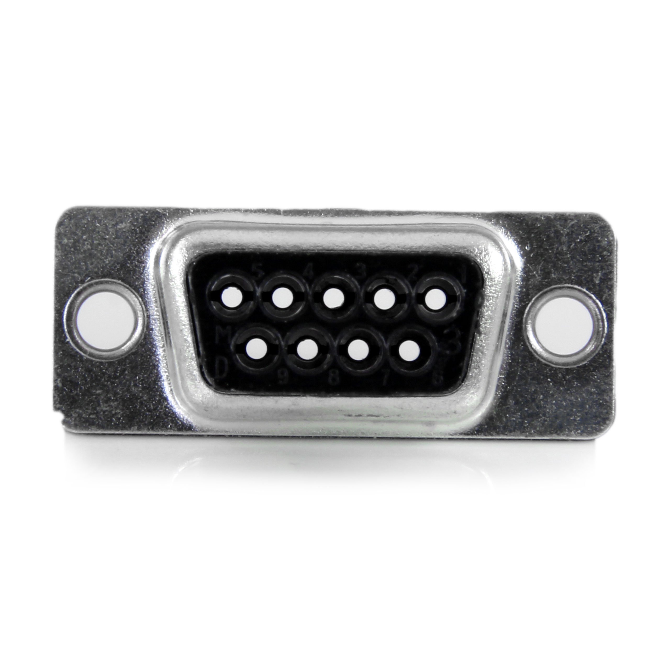 StarTech.com DB9 to RJ45 Modular Adapter - M/F - Serial adapter - DB-9 (M) to RJ-45 (F) - GC98MF,Gray