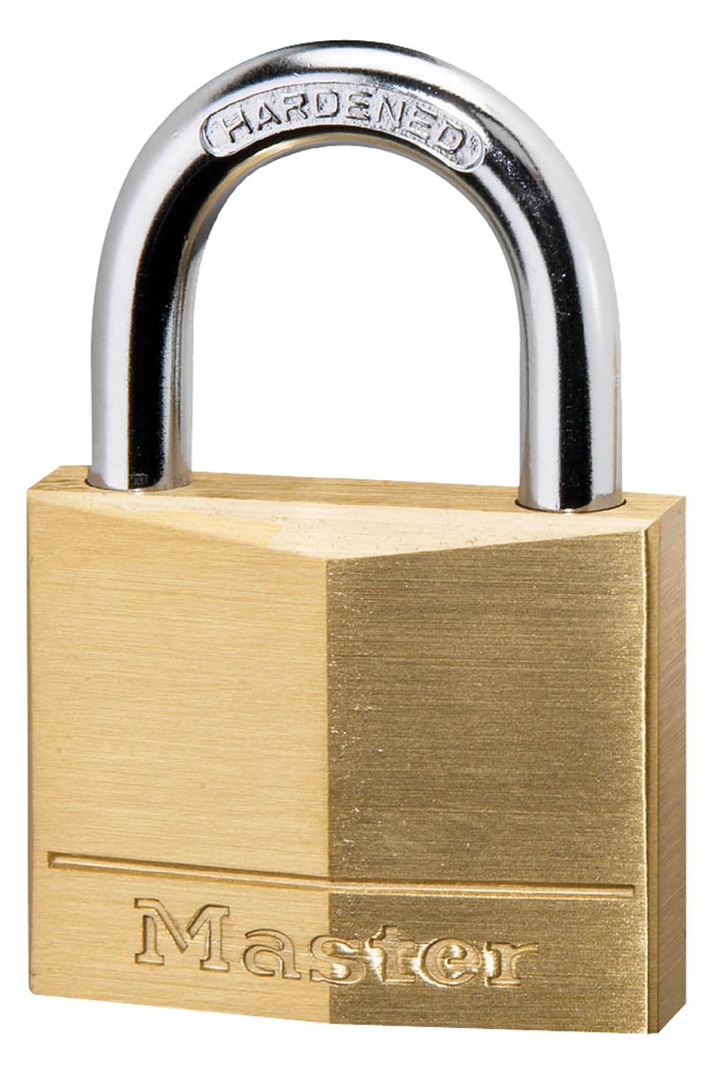 Master Lock 140D Padlock, 1 Pack, Brass