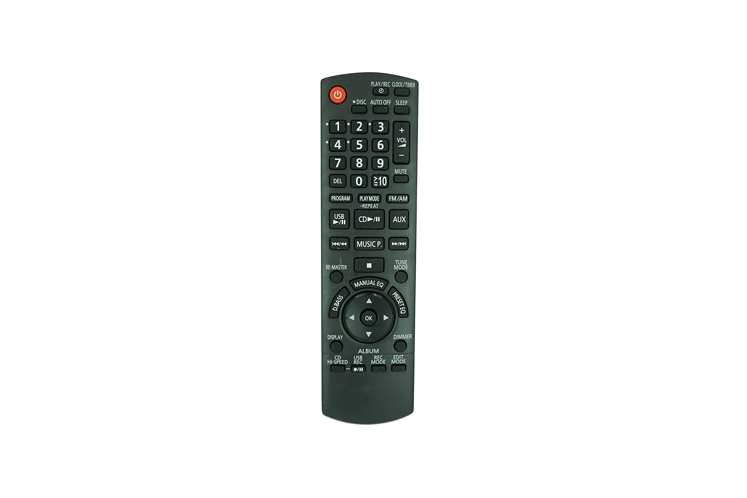 HCDZ Replacement Remote Control for Panasonic N2QAYB000429 SA-PM38 SA-PM42 SC-PM38 SC-PM42 SC-HC4 SC-HC4GK SC-HC4GT CD Stereo Audio System