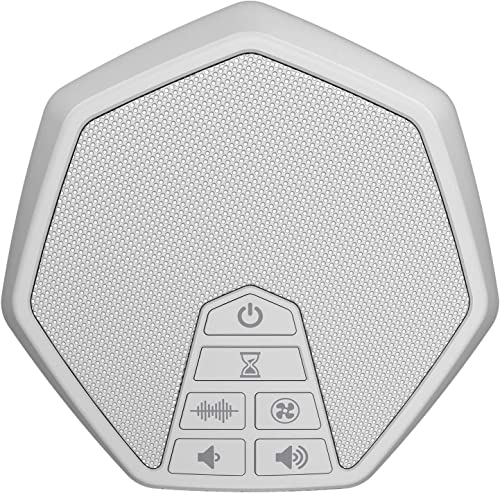 LectroFan EVO Guaranteed Non-Looping Sleep Sound Machine with 22 Unique Fan Noise Sounds, White Noise Machine for Sleeping Adult and Ocean Sounds, with Sleep Timer - White (Renewed)