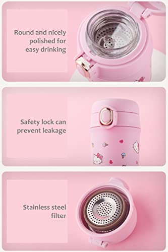 Everyday Delights Sanrio Hello Kitty Stainless Steel Insulated Water Bottle 350ml (Green)