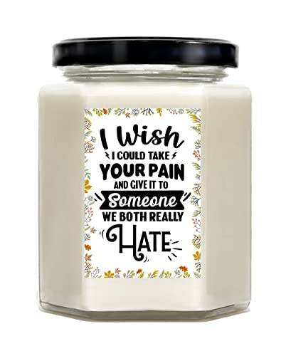Get Well Soon Gifts for Women – Sympathy Gifts - Thinking of You, After Surgery, Sorry for Your Loss, Condolence, Divorce, Cancer Gifts for Women, Men, Sister, Best Friend - Lavender Candle 8 Oz