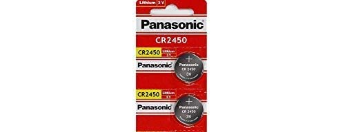 Panasonic Cr2450 Cr 2450 Lithium 3v Battery (2-Pack)