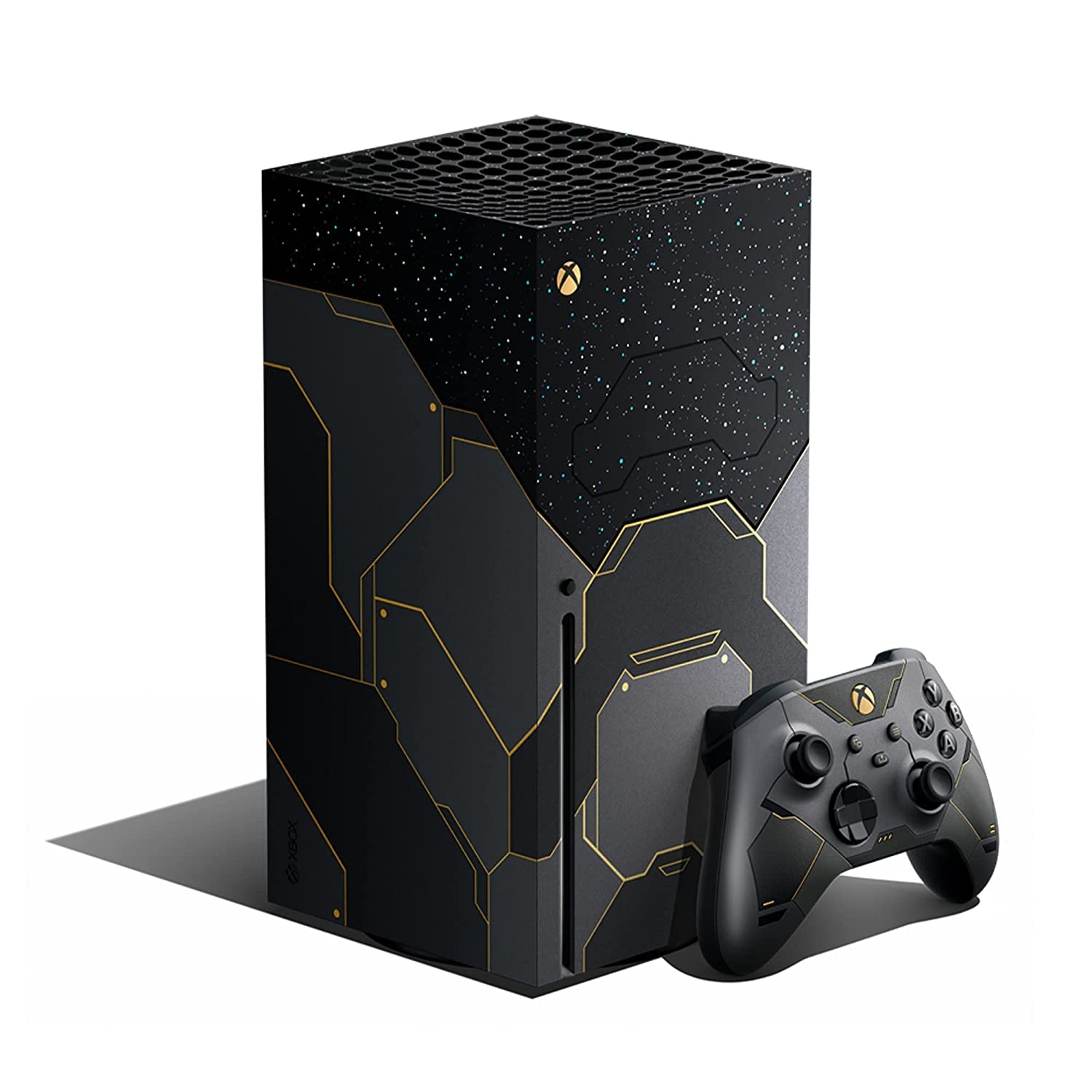 Microsoft Xbox Series X - Halo Infinite Limited Edition + 1 Wireless Controller - Backward Compatible with Thousands of Games, 16GB GDDR6 Memory, True 4K Gaming, Up to 120 FPS w/Tivdio 4K HDMI Cable