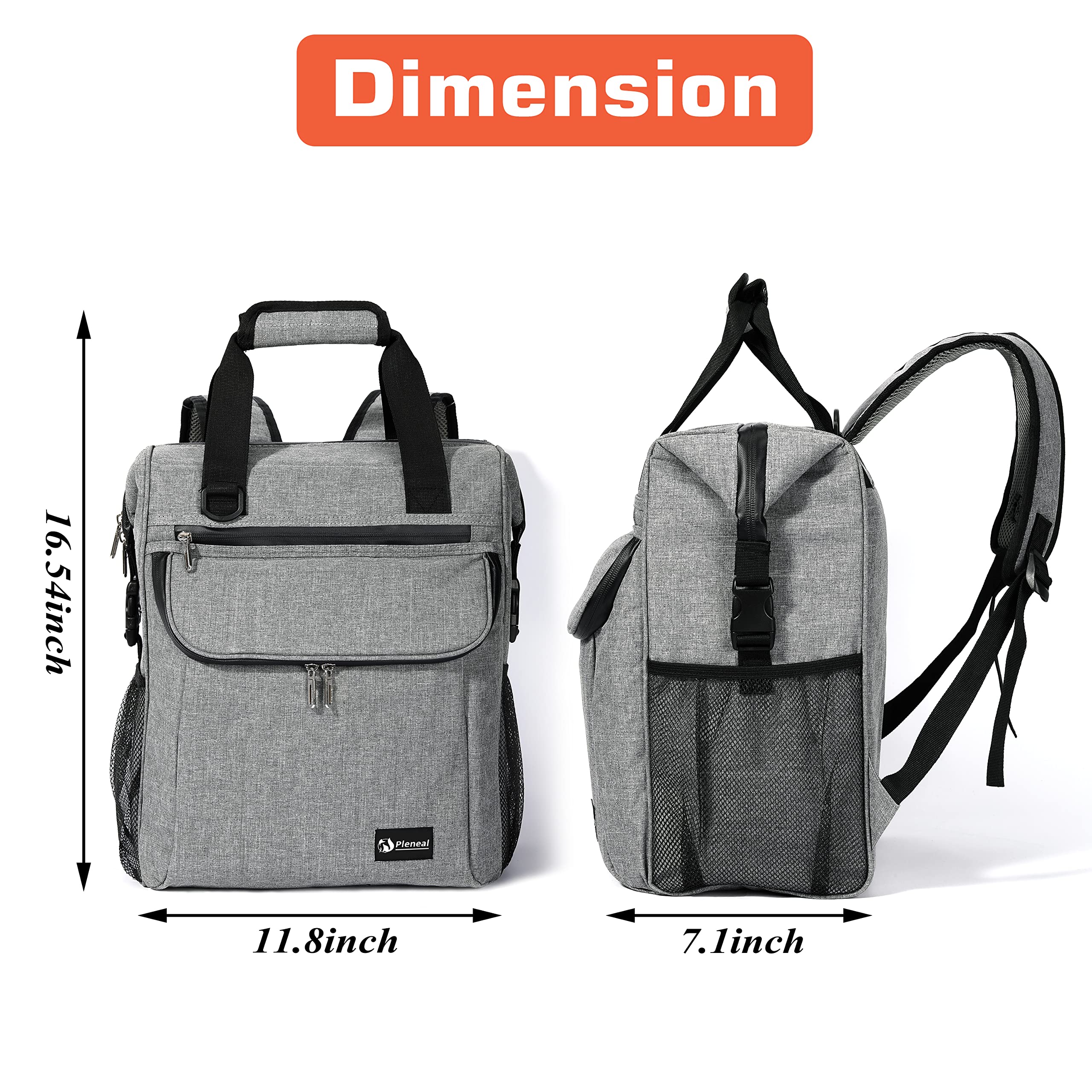 Backpack Cooler - 30 Cans Lightweight Insulated Cooler Backpack Leak-Proof for Lunch Picnic Fishing Hiking Camping Park Beach