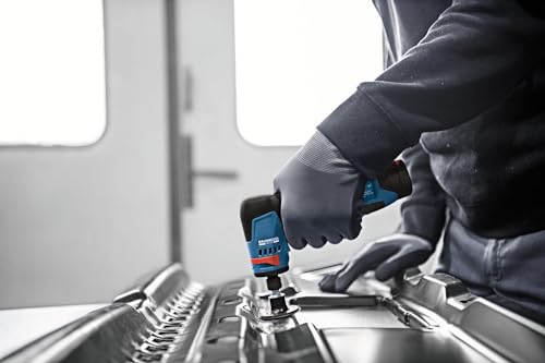 BOSCH GWG12V-20SB23 12V Max Brushless 1/4 In. Right Angle Die Grinder Kit with (2) 3.0 Ah Batteries