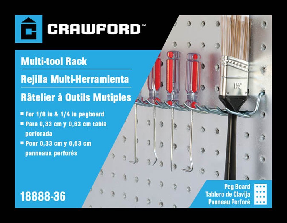 Lehigh 18888 Zinc plated Multi-Tool Rack