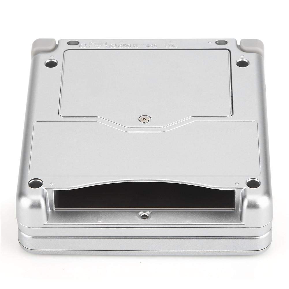 Portable ABS Protective Case Repair Parts Kit Stain Resistant for Nint-endô Gàme Bôy Advance GBà SP (Silver)