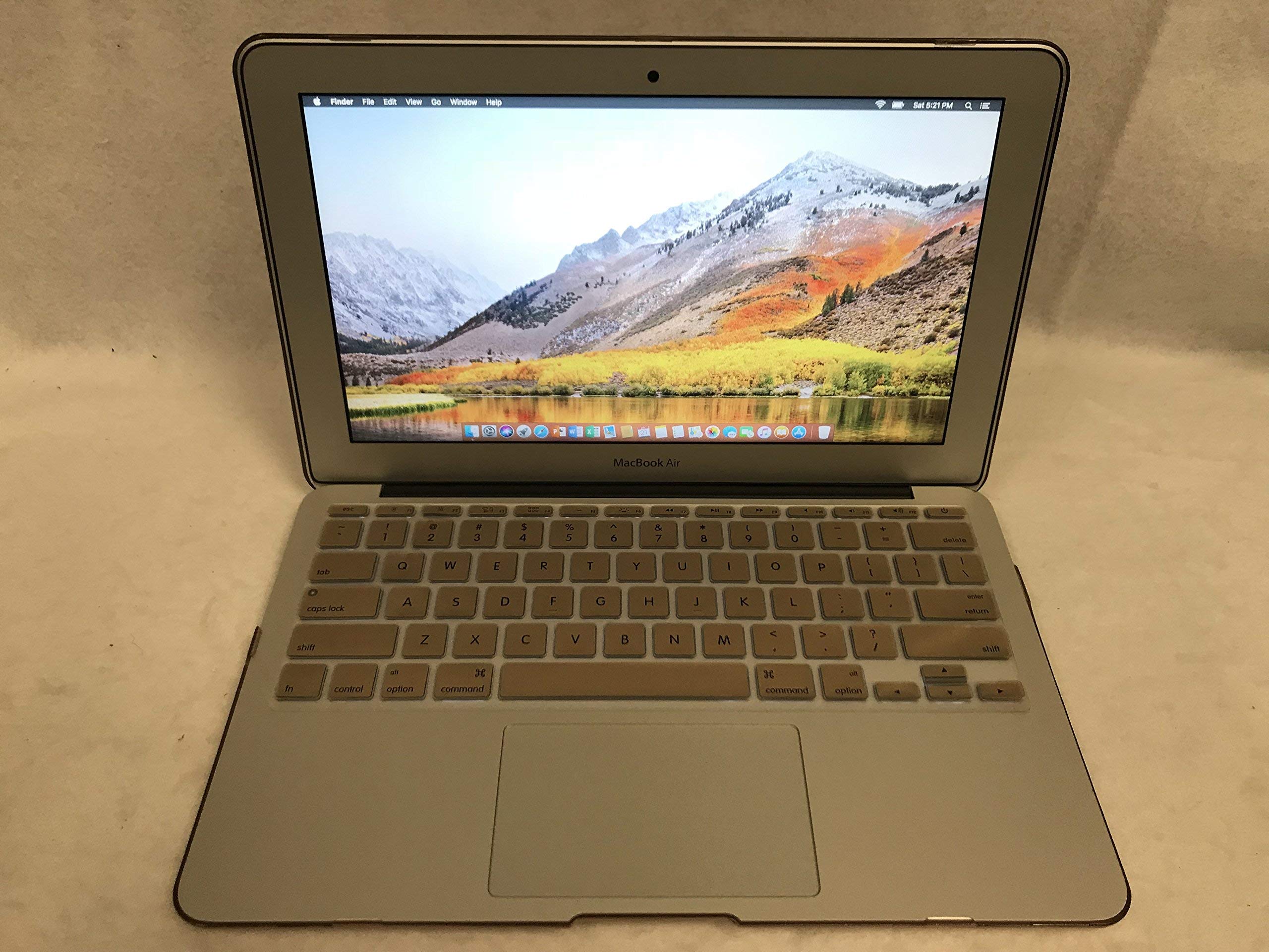 Apple MacBook Air MJVM2LL/A Intel Core i5-5250U X2 1.6GHz 4GB 128GB SSD, Silver (Scratch and Dent) (Refurbished)