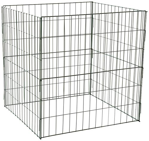 Bosmere K765 Wire Compost Bin, 30"L x 30"W x 30"H, Easy Assembly W/Front Door that Opens for Effortless Access