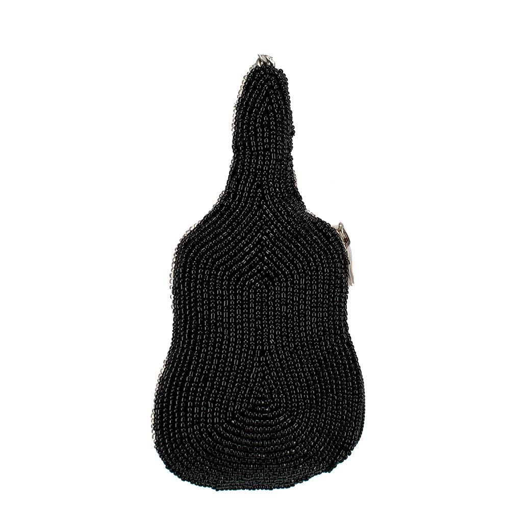 Mary Frances Guitar Girl Coin Purse/Key Fob, Multi