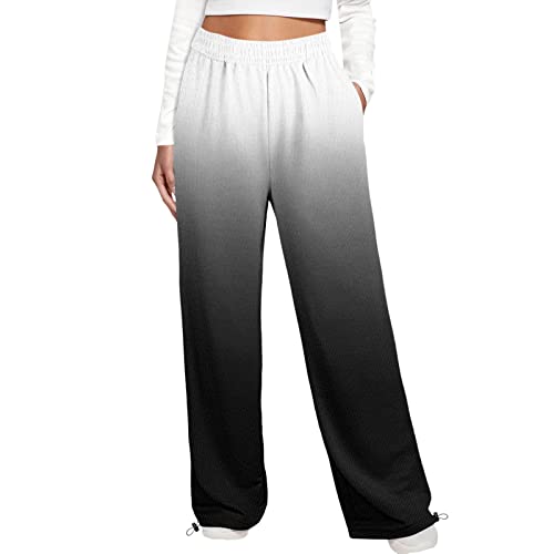 Athletic Sweatpants Womens Cinch Bottom Baggy Lounge Pants High Rise Running with Pockets Joggers Lounge Pants Yoga