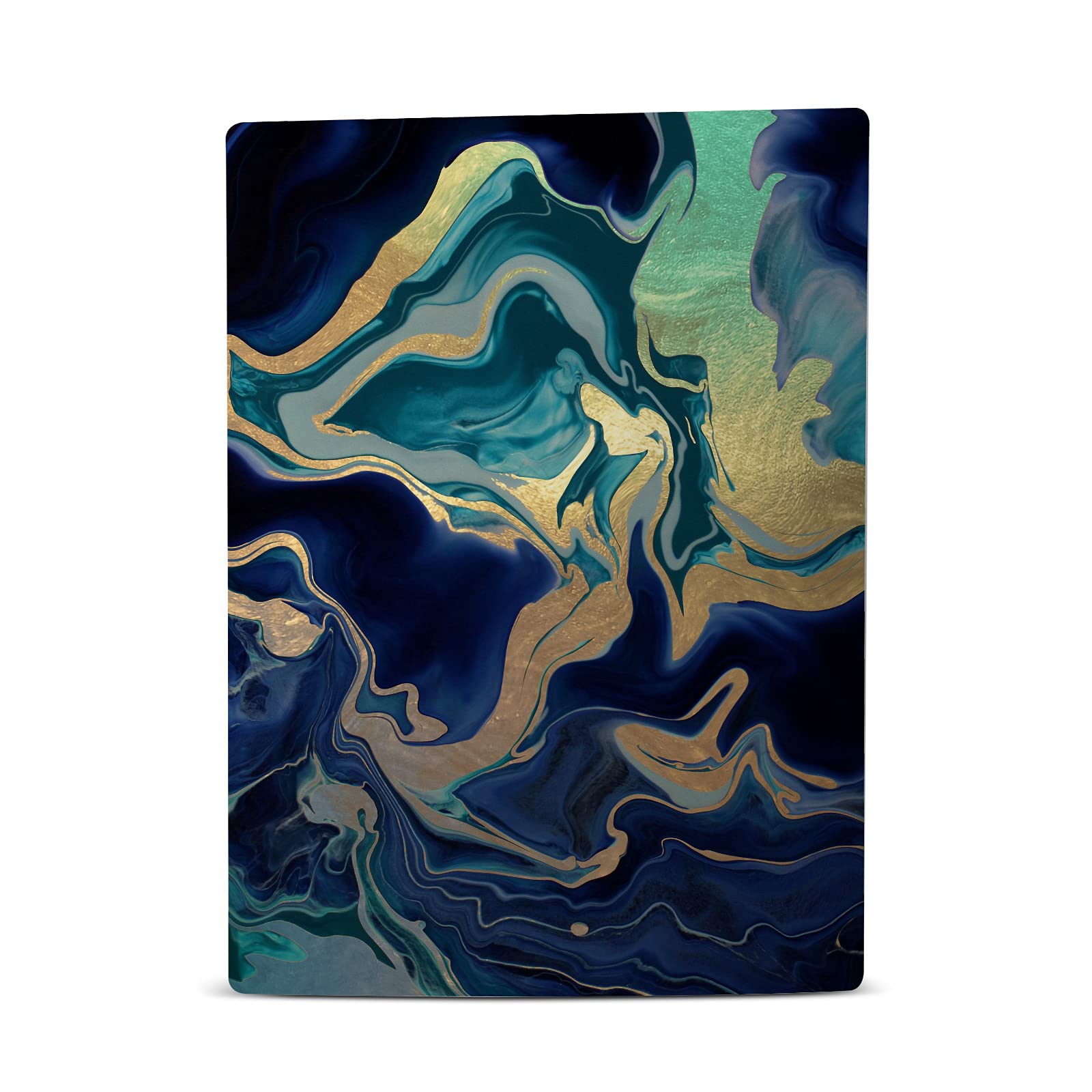 Head Case Designs Officially Licensed Monika Strigel Indigo Art Mix Vinyl Faceplate Sticker Gaming Skin Decal Cover Compatible With Sony PlayStation 5 PS5 Disc Edition Console